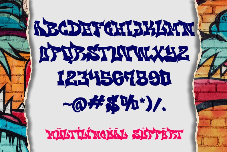 Wild Graf Graffiti Font, Grafitti Font, Logo Font, Canva Font, Branding ...