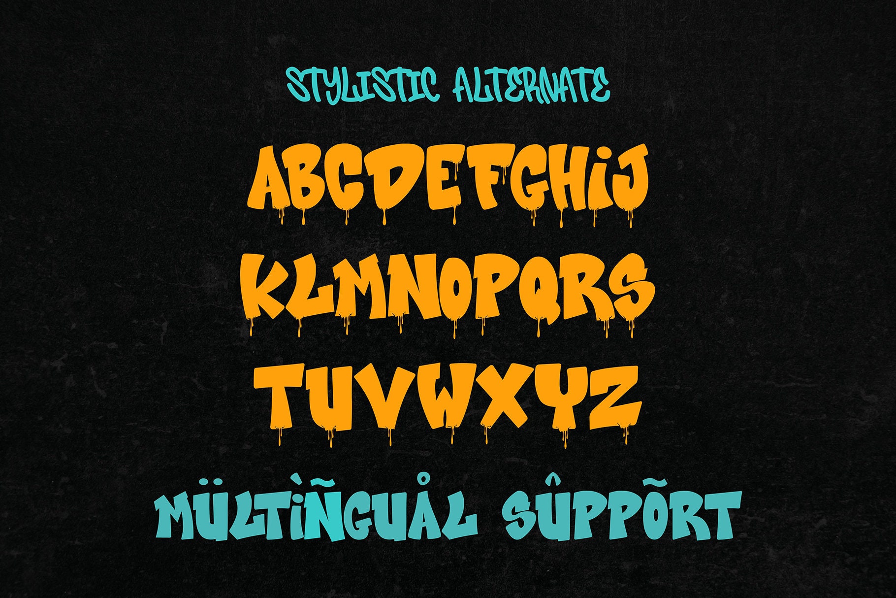 Rekuzha Graffiti Font, 3d Layered Graffiti, Logo Font, Canva Font ...