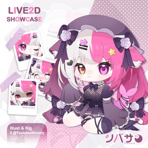 Custom Chibi Live2d Vtuber Commission 2 Live2d Model Ready to Use ...