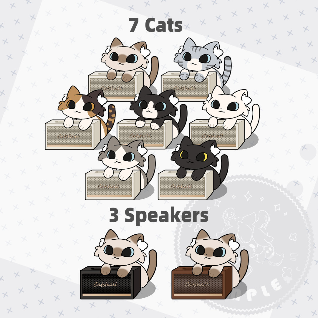 Customizable Speaker Cat Vtuber Model | Vtuber Pet | Stream | Multiple ...