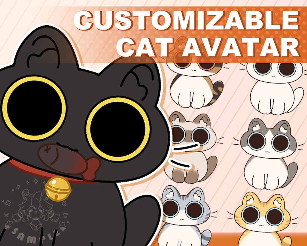 Customizable Cat Vtuber Model | Multiple Cat Breeds | Emotions | Assets ...