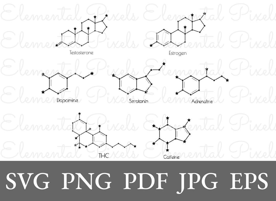Molecule Constellations Svg | Mental Health Svg Bundle ...
