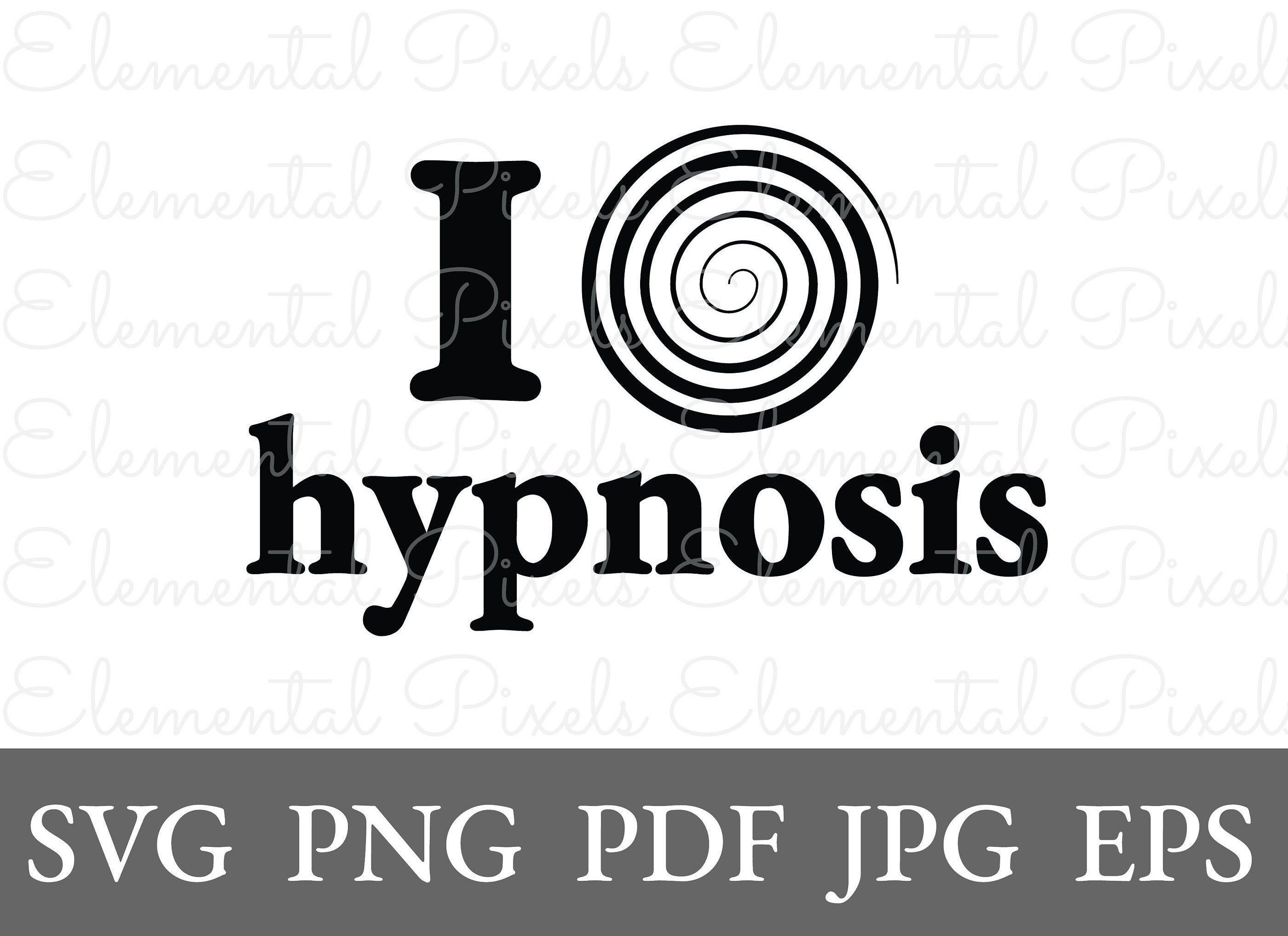 Me encanta la hipnosis svg / espiral png / hypno / arte | Etsy México