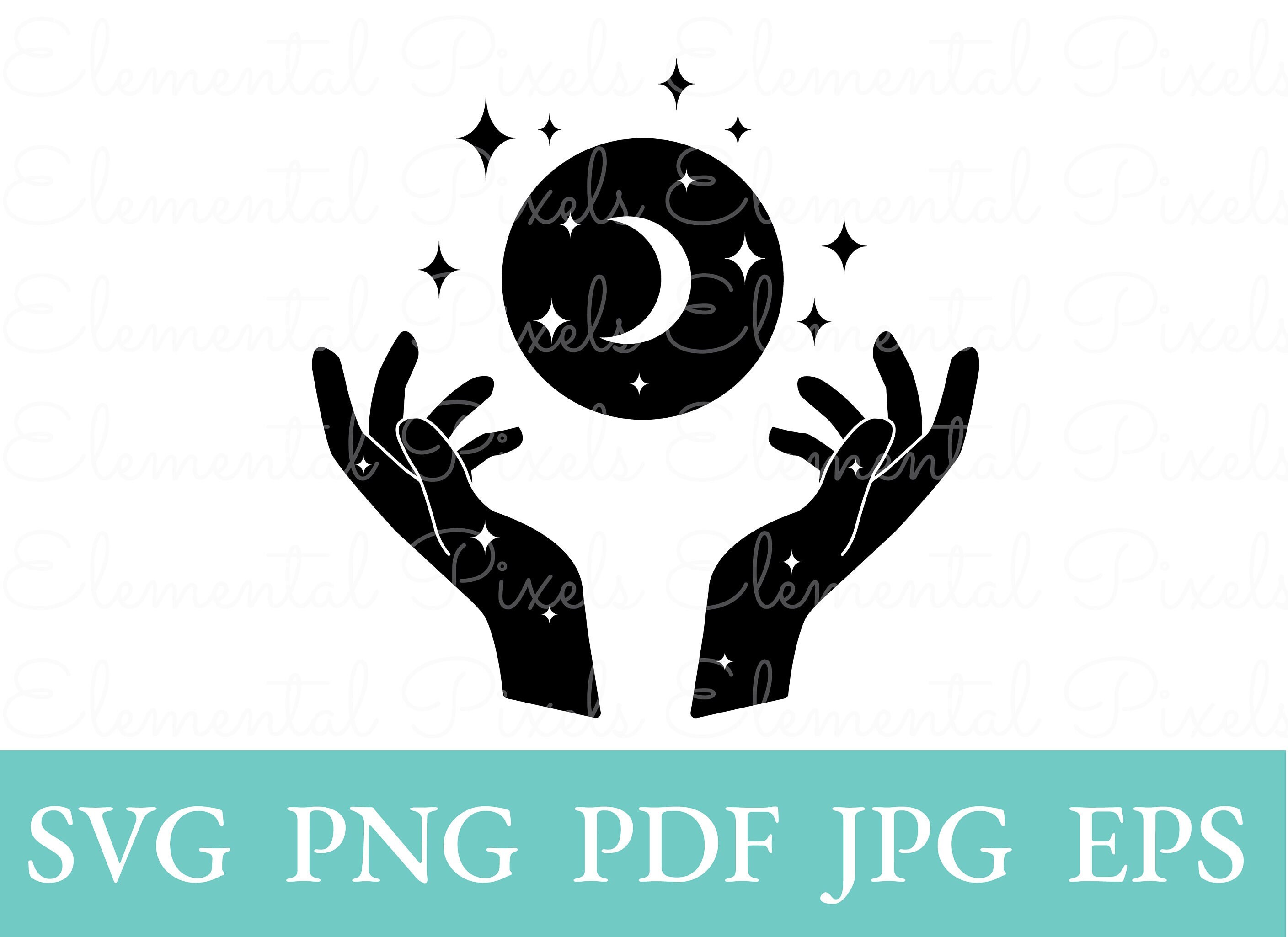 Witch Hands Svg | Witchy Png for Tshirts | Halloween Vector Files for ...