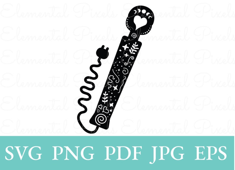 Cosmic Vibrator Svg Stars and Moon Clipart Hitachi Png for - Etsy