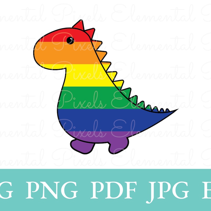 Dinosaur Pride Stickers - Etsy