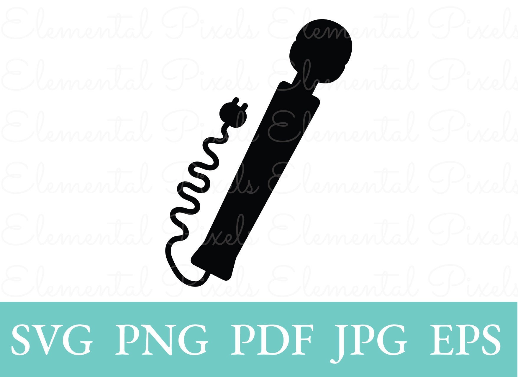 Vibrator Svg Sex Toy Hitachi Wand Png Sexy Kinky Digital Instant Download Adult Art Print