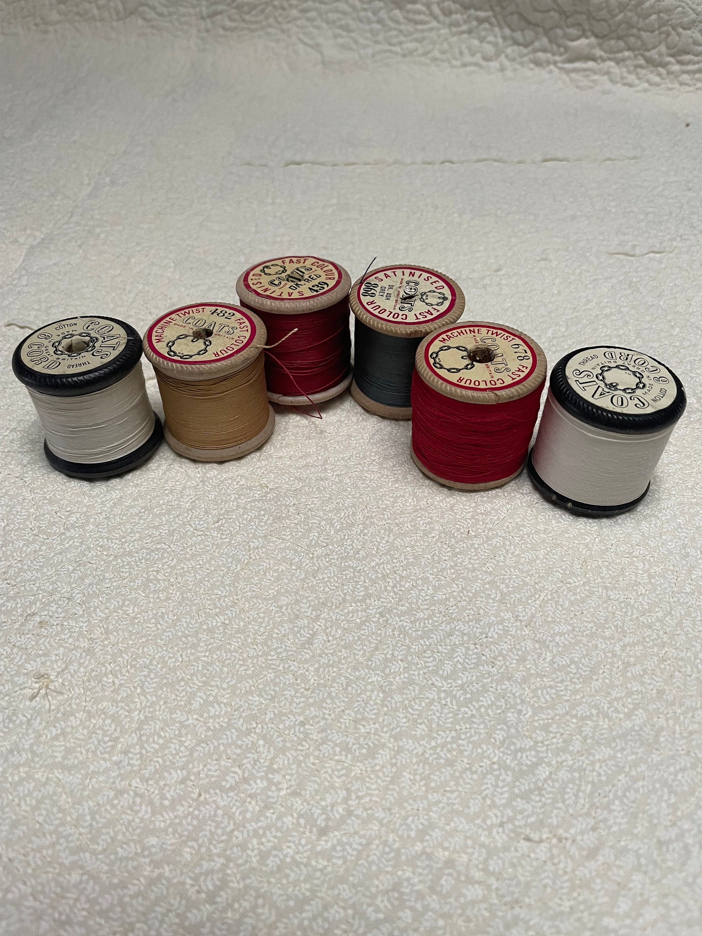Vintage Coats Thread on Wooden Reels *FREE UK Mainland Delivery** - Etsy UK