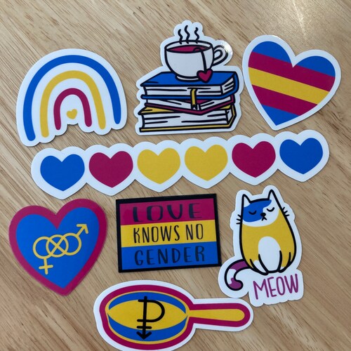 Pansexual Pancakes Sticker LGBTQ Stickers Pride Stickers - Etsy