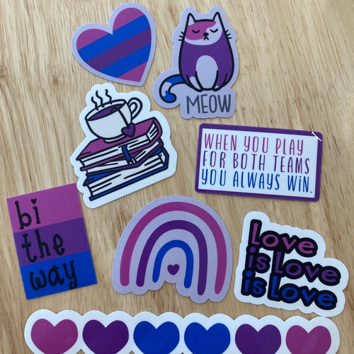 Pride Sticker Pack Lgbtq Stickers Pride Stickers Water Etsy