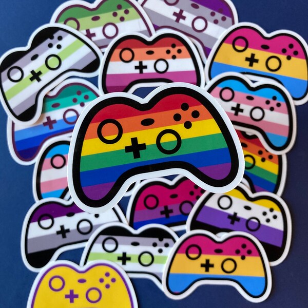 Video Game Controller Sticker Water Bottle - Etsy