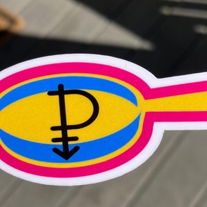Pansexual Pride Sticker Pack, LGBTQ Stickers, Pride Stickers, Water ...