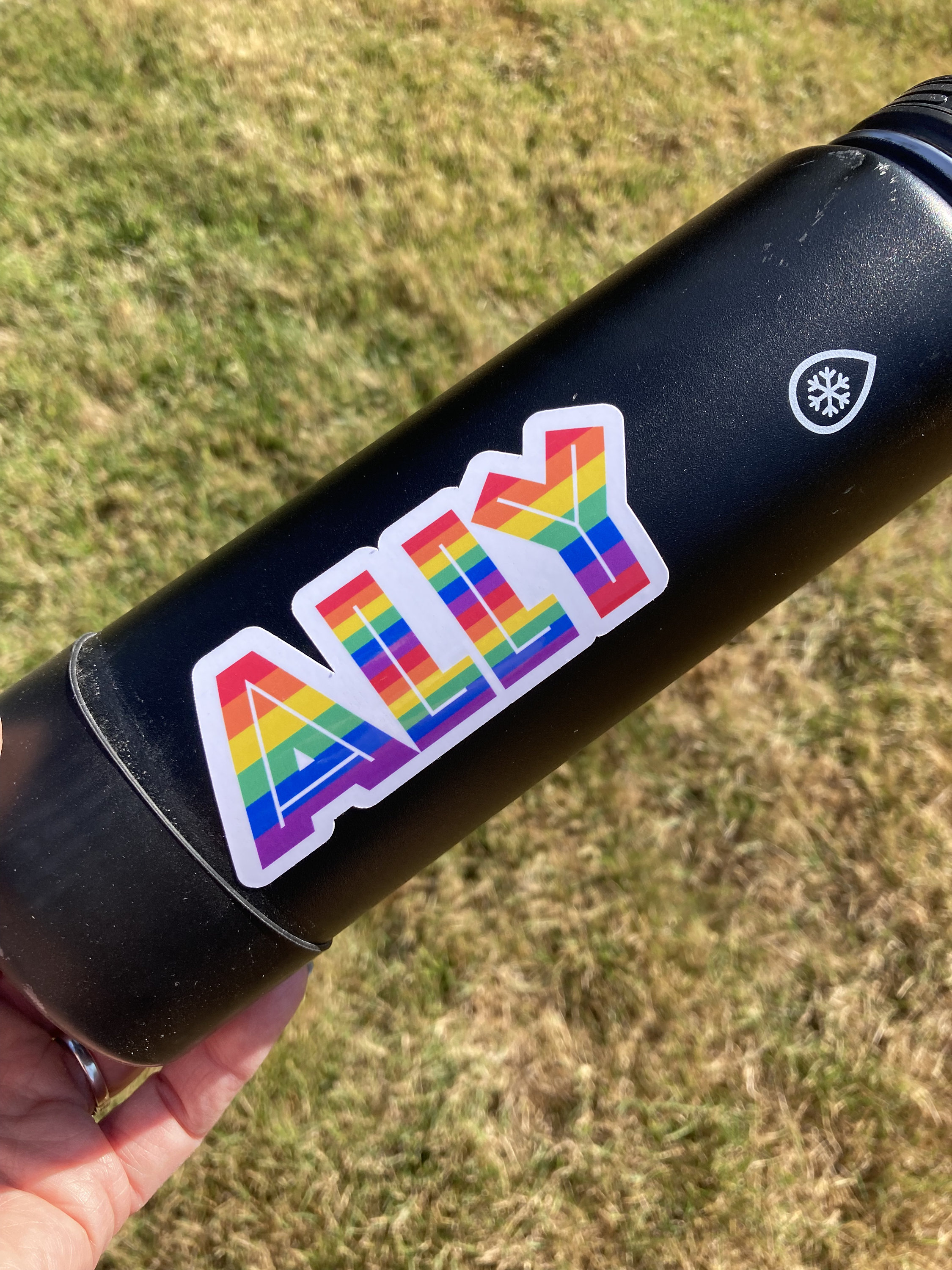 Ally Sticker LGBTQ Stickers Pride Stickers Water Bottle - Etsy
