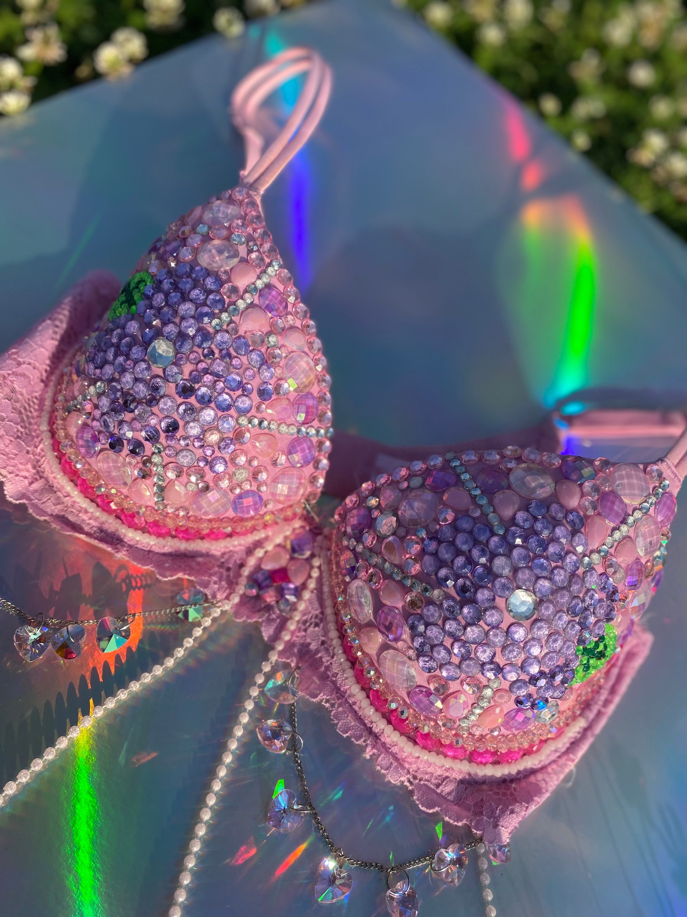 CUSTOMIZED Sparkly Bustier/bralette - Etsy