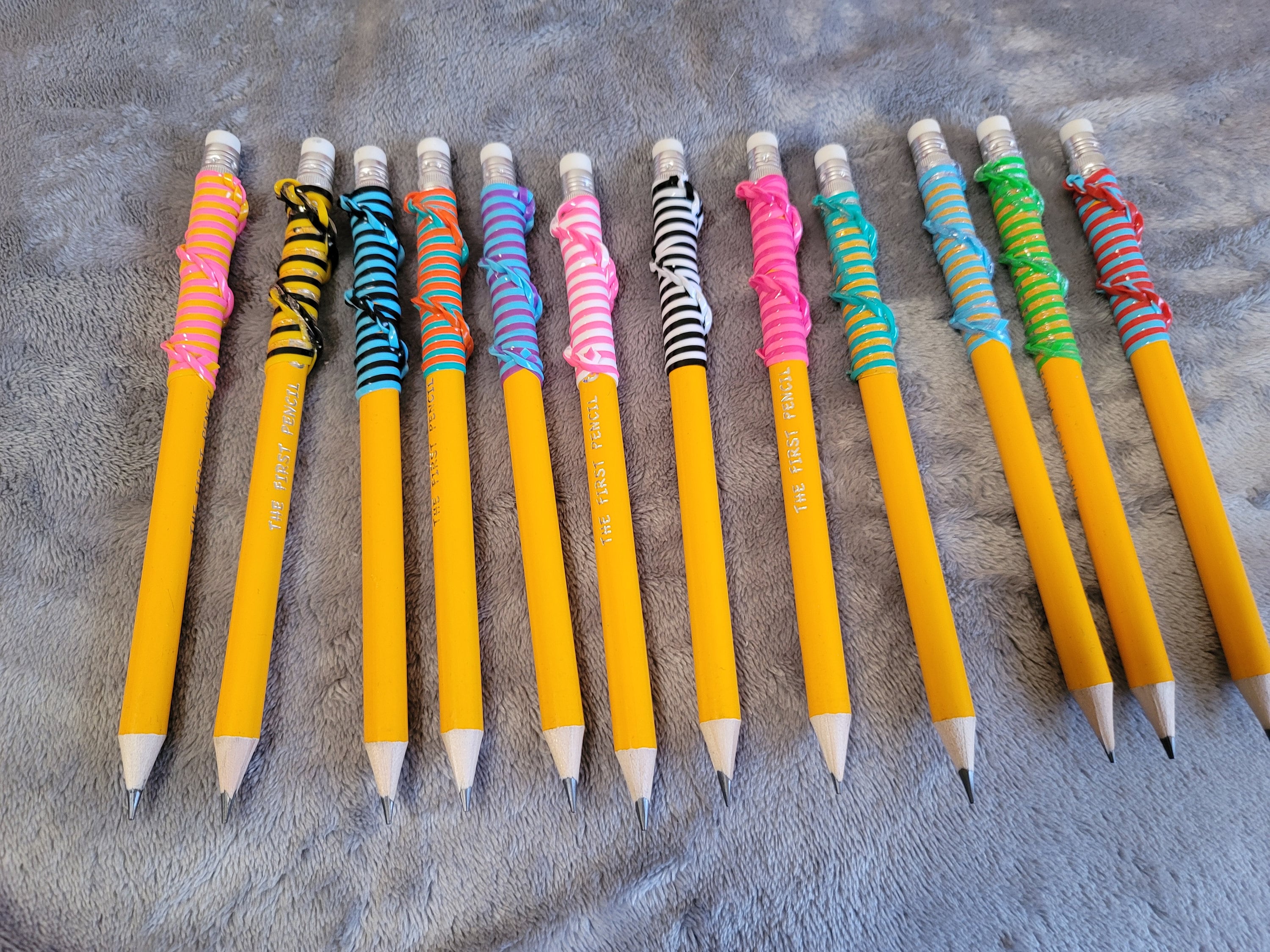 Set of 4 Custom Jumbo Pencils - Etsy