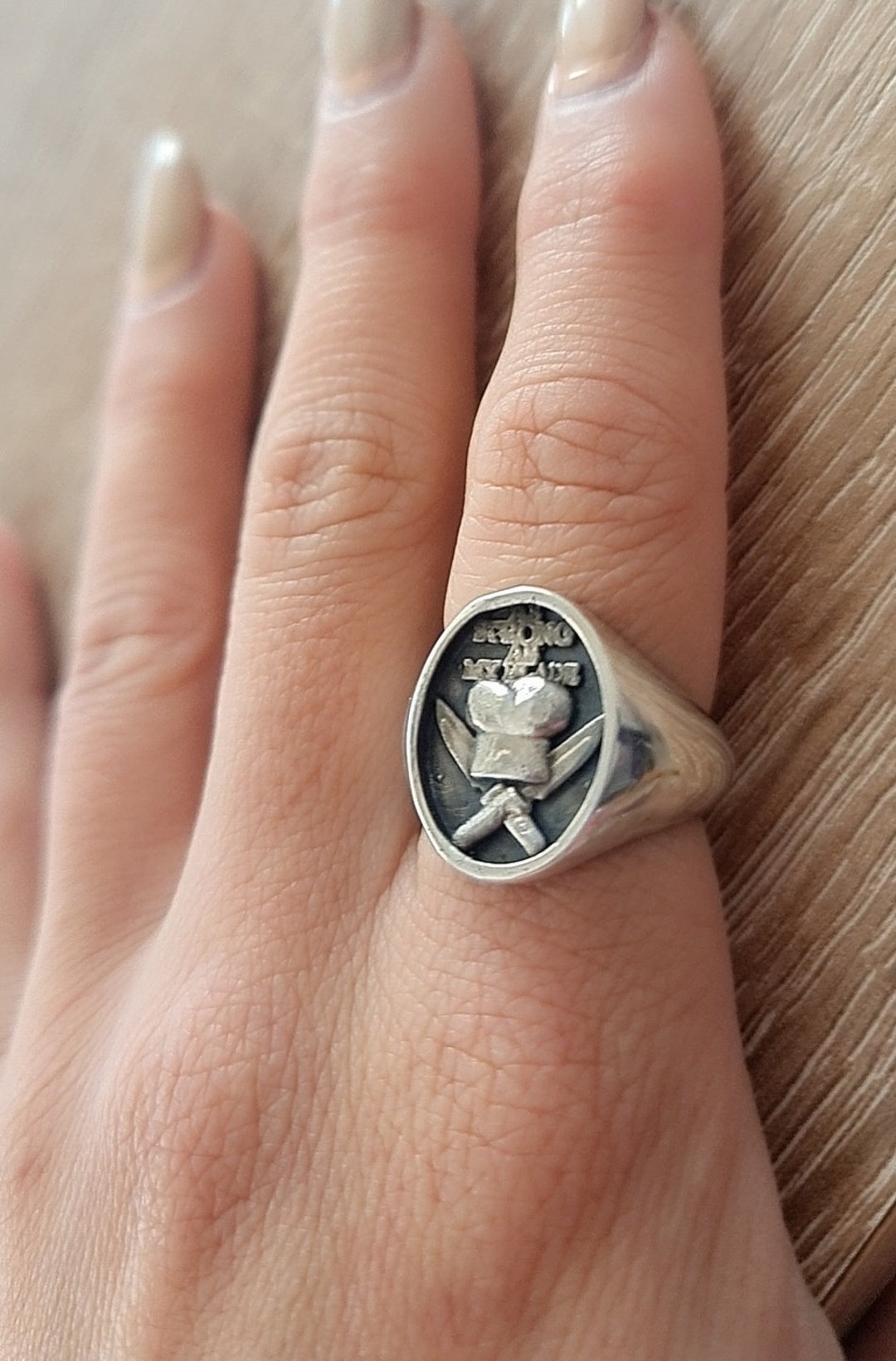 Handmade Blade-loving Chef's Dream Exquisite Handmade 925 Silver Chef's ...