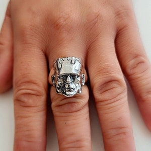 Frankenstein's Ring - Handcrafted Gothic Jewellery Piece With Sterling ...