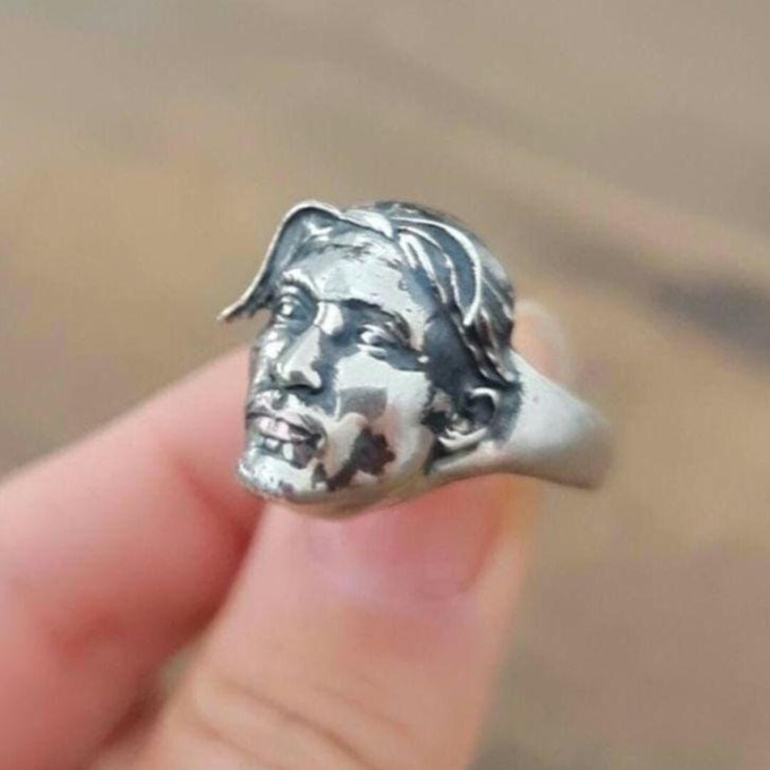 Handmade Hip Hop Star - Rapper Ring -solid 925 Sterling Silver - Heavy ...