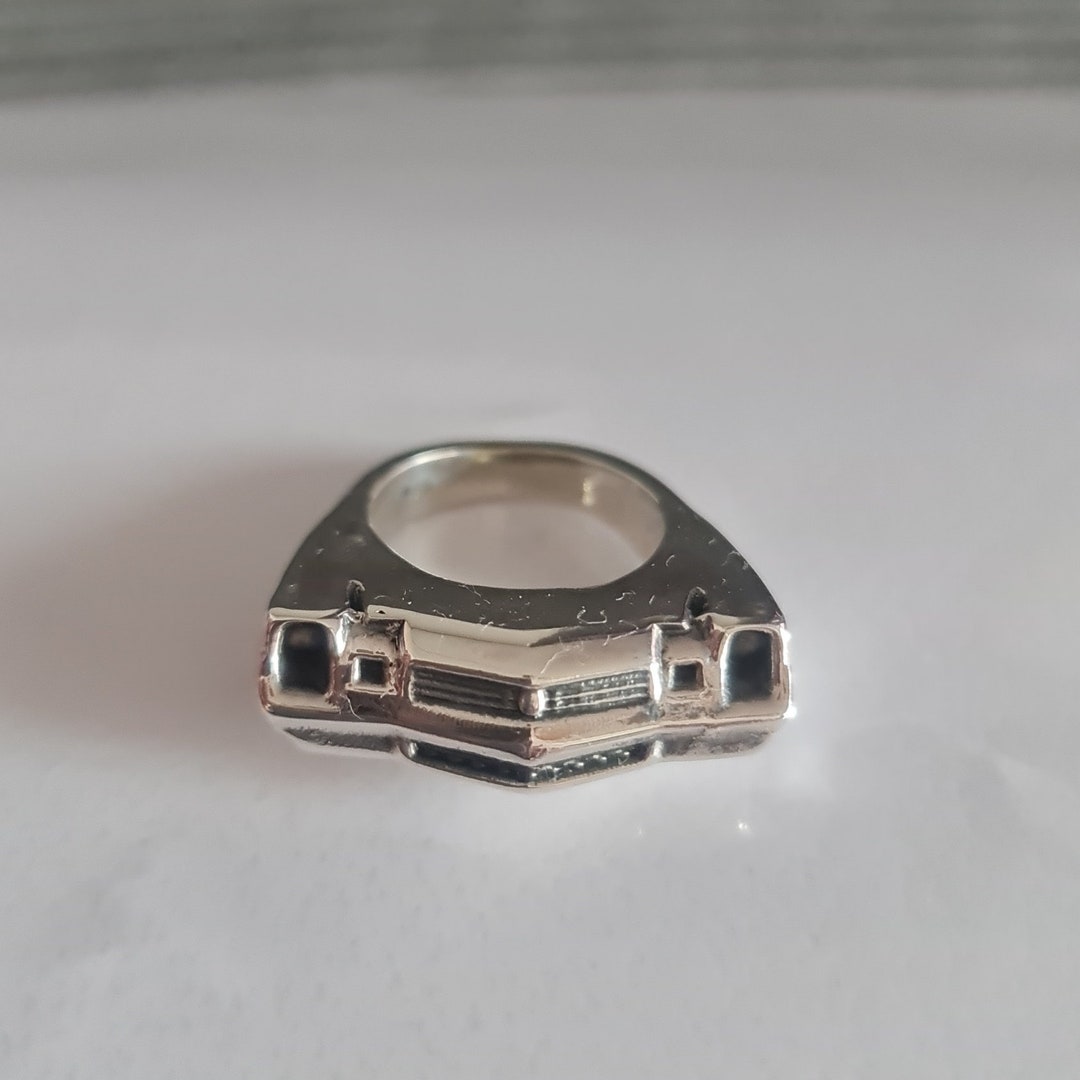 Handmade Silver Chevrolet Camaro Z28 1979 Car Ring ,bold Chevy Camaro ...