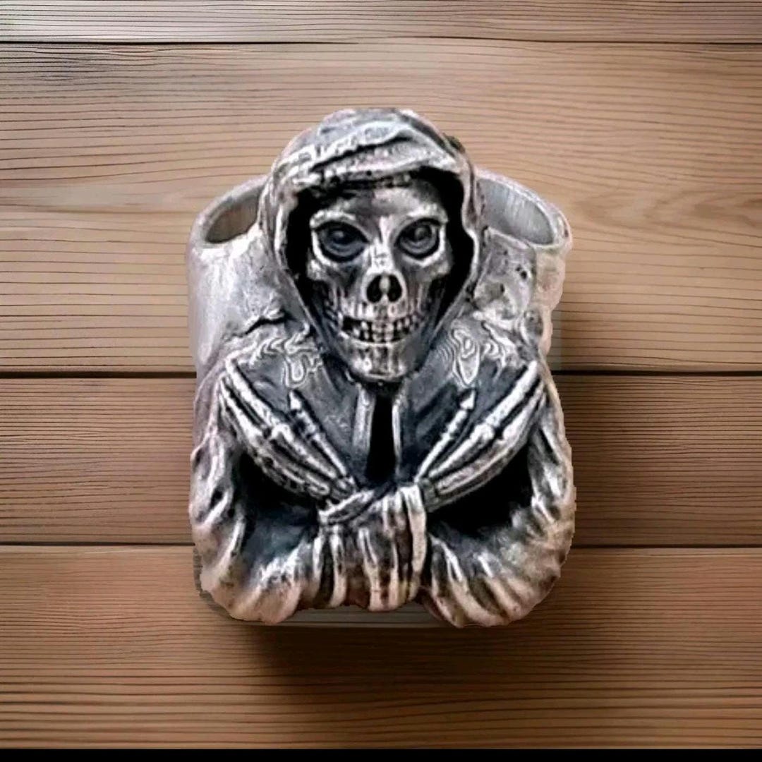 Handmade Punk Horror - Ghost Music Ring-skull Ring-horror Ring-punk ...