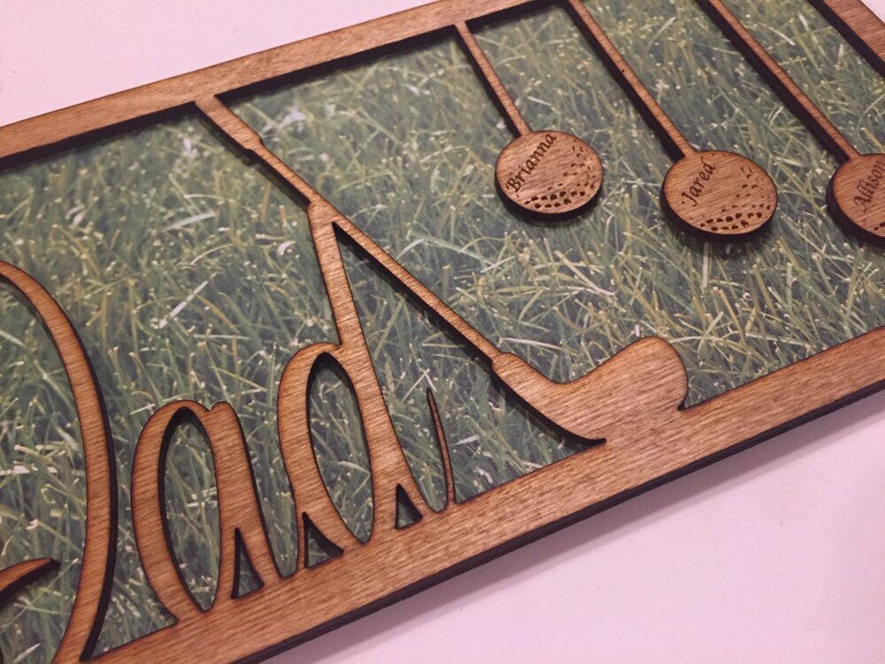 Personalized Dad or Grandpa Golf Sign | Etsy