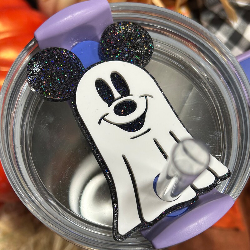 Mickey Mouse Straw Topper - Etsy