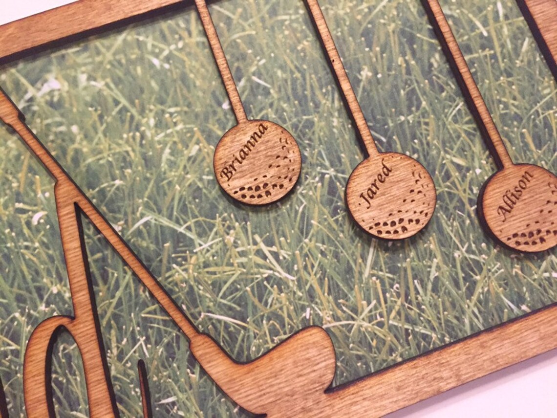 Personalized Dad or Grandpa Golf Sign | Etsy