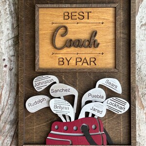 Personalized Dad or Grandpa Golf Sign | Best Dad by Par Fathers Day ...