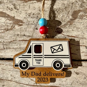 2024 Personalized USPS Mail Carrier-postman Christmas Tree Keepsake ...