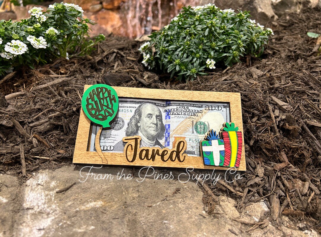 Personalized Happy Birthday Money Holder Gift Girl Boy | Birthday Cash ...