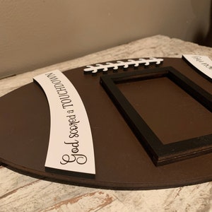 Football Fathers Day Religious Frame - Etsy