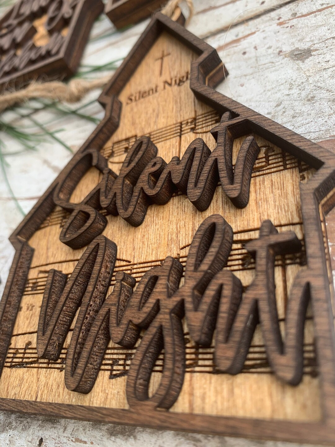 Church Hymns Christmas Tree Ornaments |religious Songs | Sunday School ...