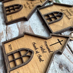 Personalized Church Christmas Tree Ornament | Gift for Sunday School ...