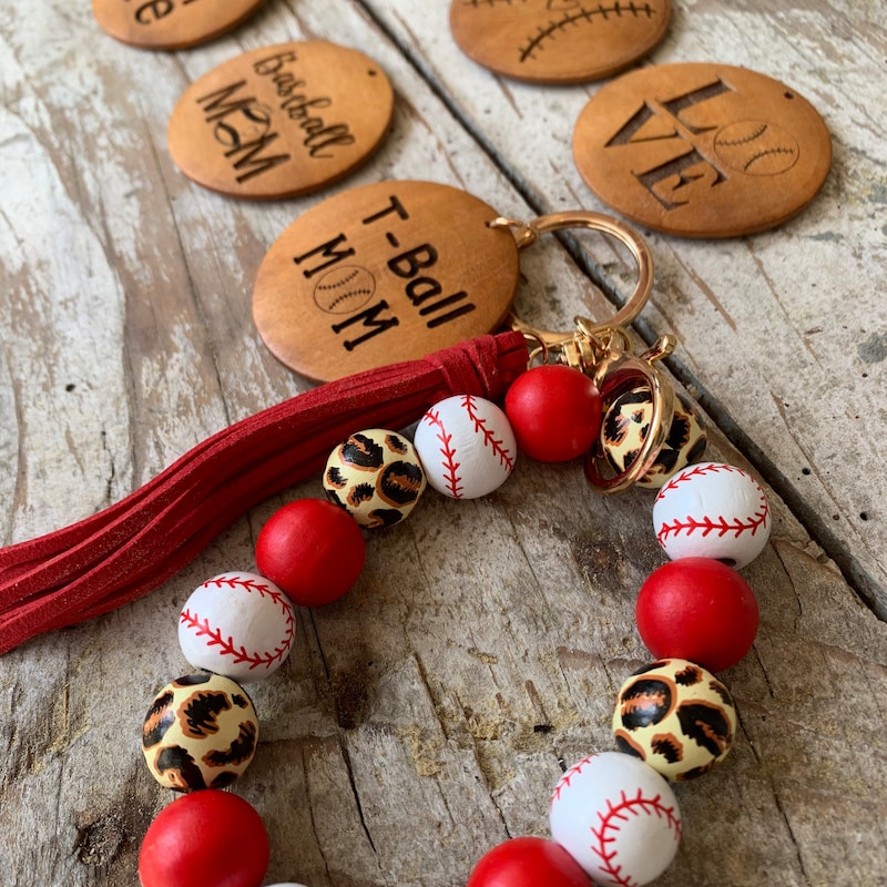 Baseball Keychain - Etsy