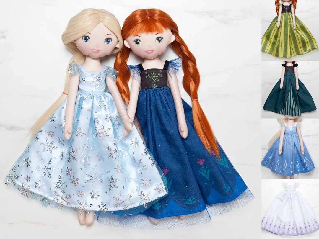 Princesses Dolls - Ice Princess and Red Hair Princess From Fairytale ...