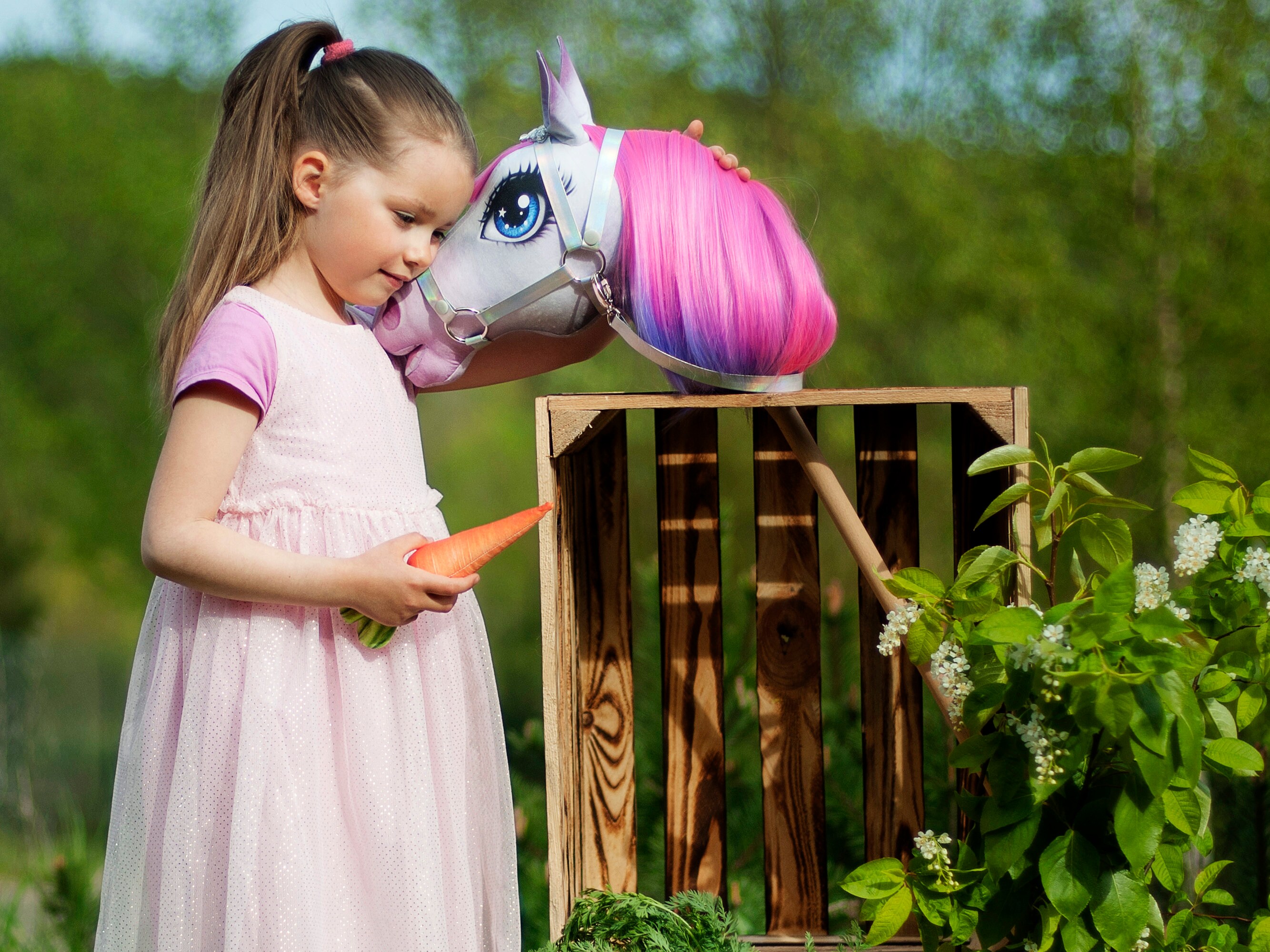 Hobby Horse a Magical Fairy-tale Horse on a Stick - Etsy