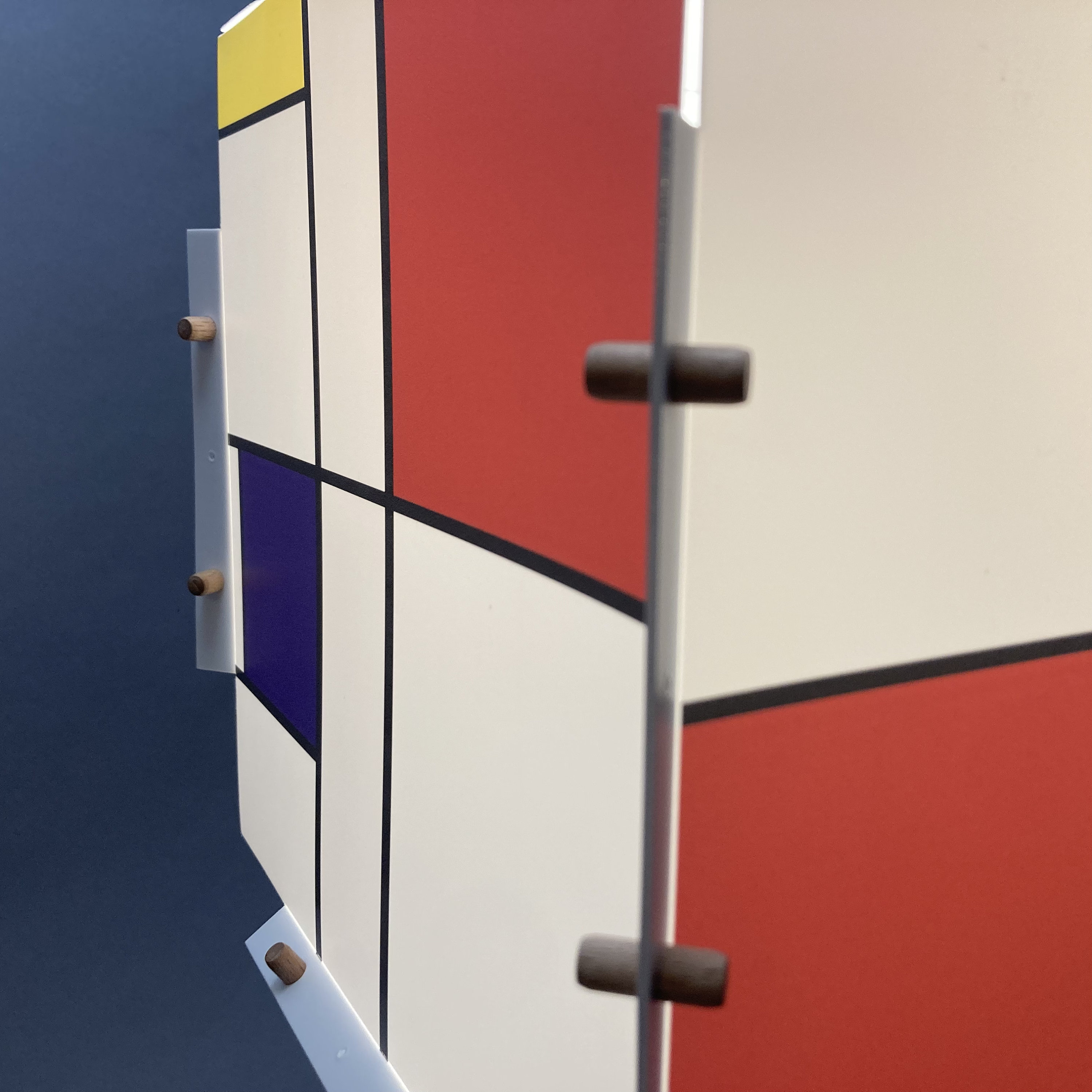 Piet Mondrian Inspired Pendant Light. Easy to Assemble Colorful Bauhaus ...