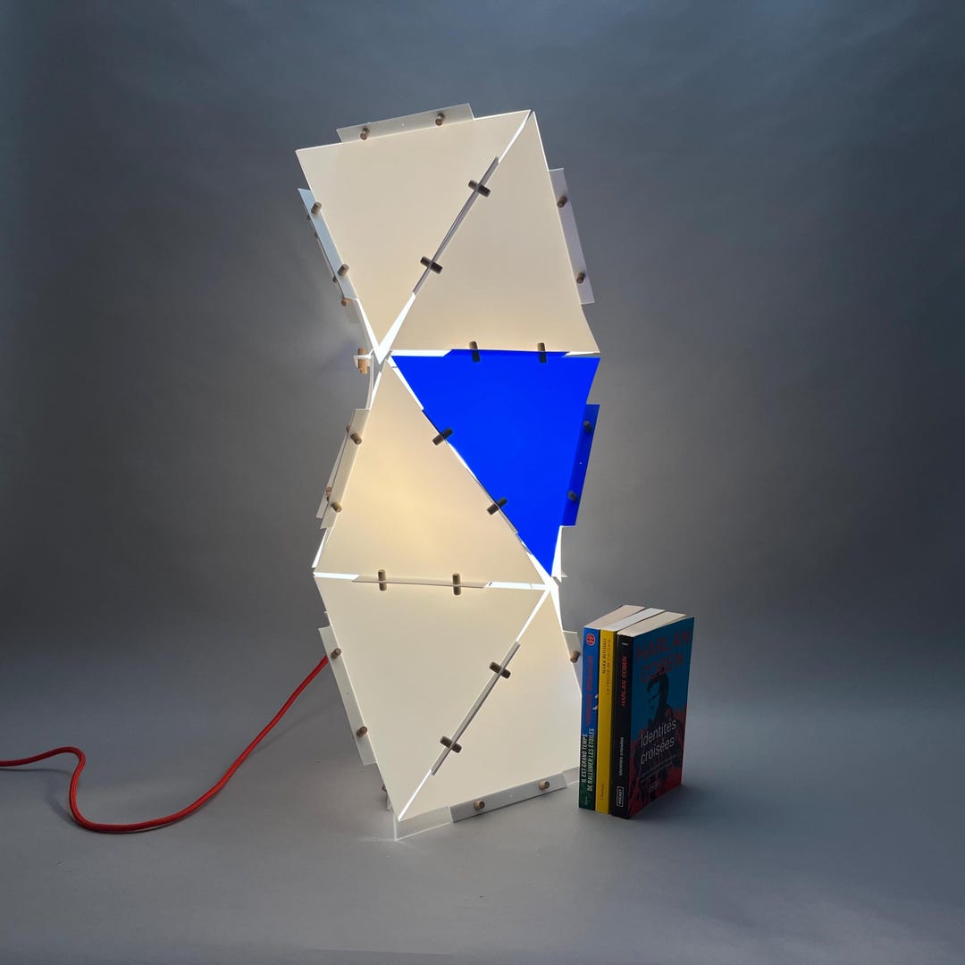 Colorful Floor Lamp or Table Lamp. Minimalist Elegance of Japanese ...
