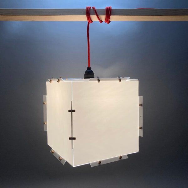 Cube Pendant Light - Etsy