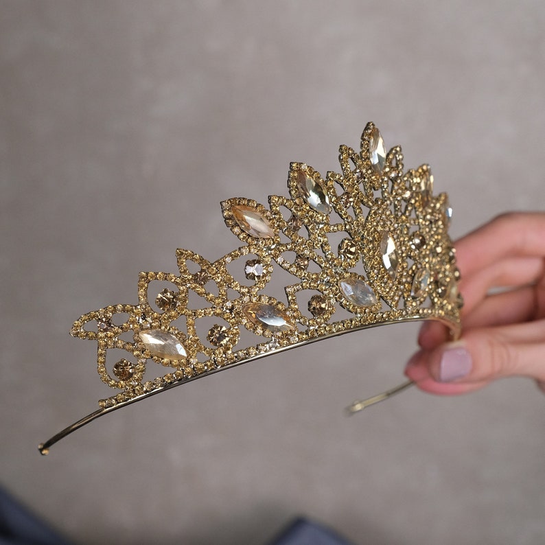 Wedding Crystal Tiara Princess Crown Tiara Crowns Princess - Etsy