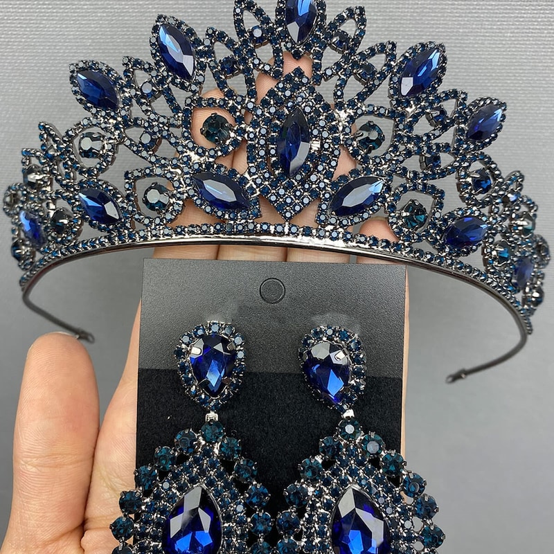 Blue Tiara - Etsy