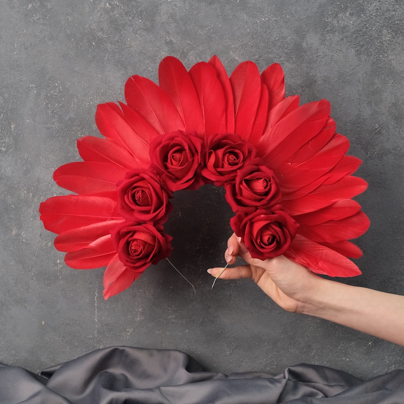 Feather Crown - Etsy UK