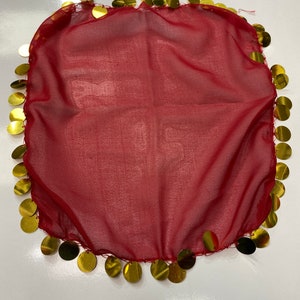 Luxury Sequin Halay Handkerchief, Henna Handkerchief, Henna Accessory ...