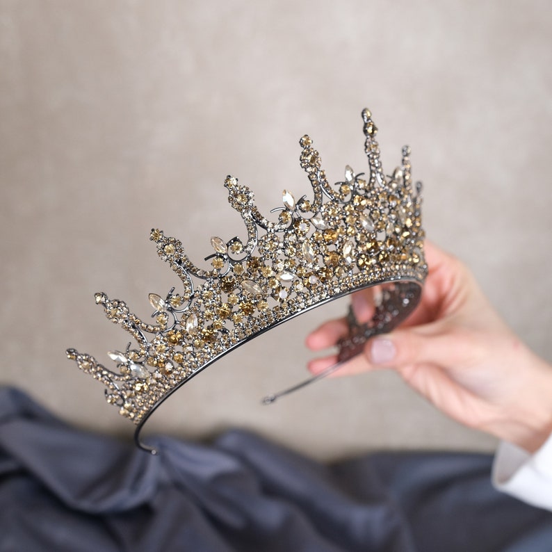 Tiara Crowns - Bridal Henna Tiara - Wedding Crystal Tiara - Princess ...