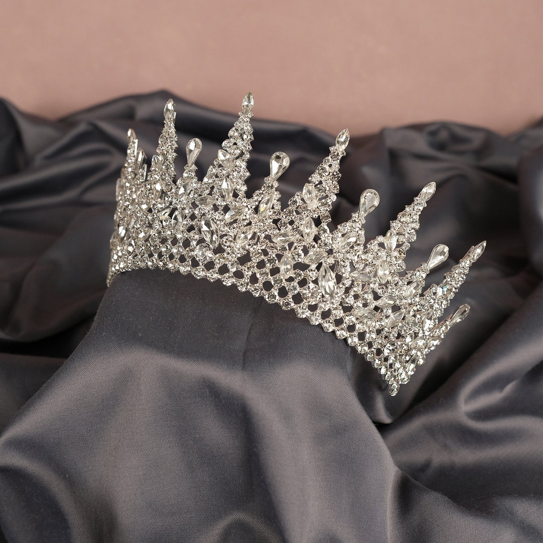 Crystal Wedding Crown, Crystal Crown, Tiara,bridal Tiara, Crystal Tiara ...