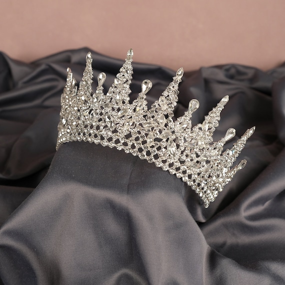 Crystal Wedding Crown Crystal Crown Tiarabridal Tiara | Etsy