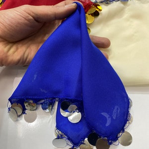 Luxury Sequin Halay Handkerchief, Henna Handkerchief, Henna Accessory ...