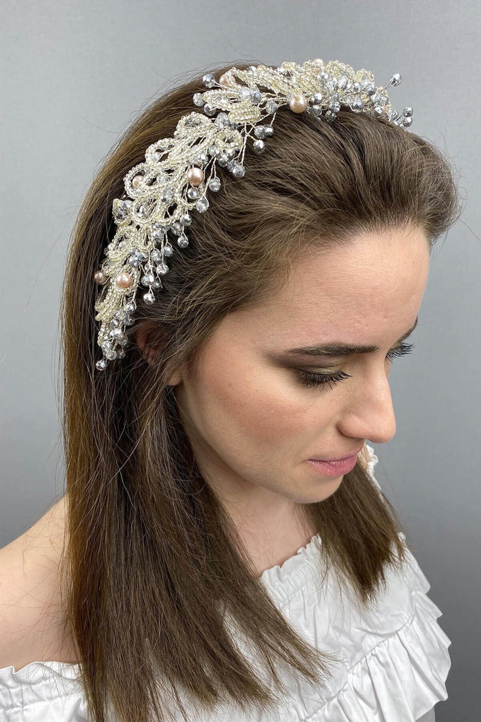 Wedding Crystal Headpiece Wedding Headpiece Wedding Crystal | Etsy