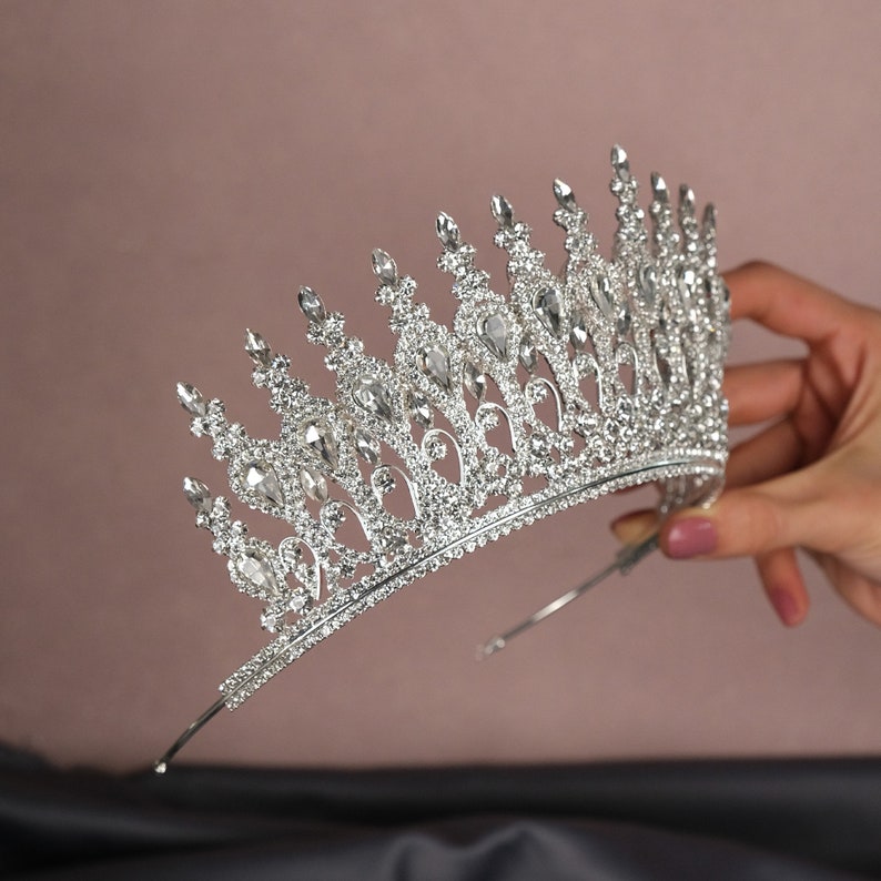 Tiara Crowns - Bridal Henna Tiara - Wedding Crystal Tiara - Princess ...