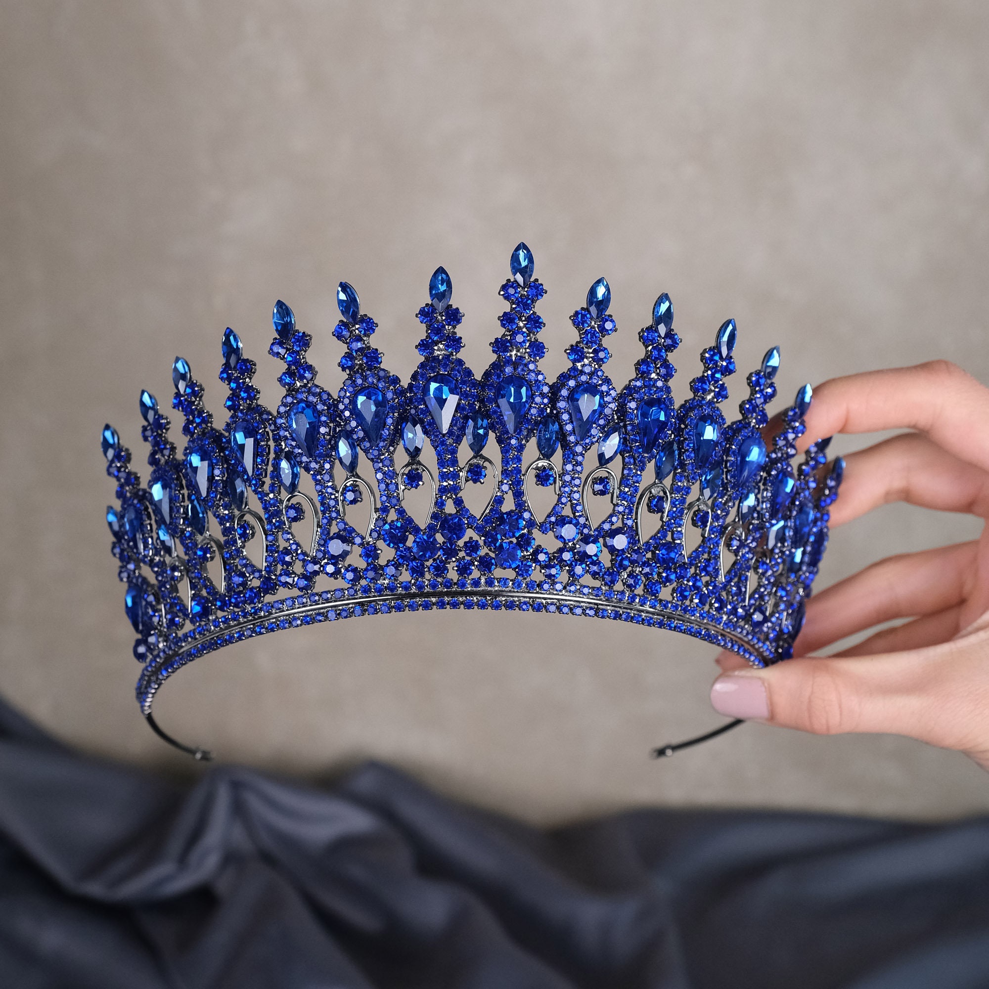 Crystal Bridal Henna Tiara Wedding Crystal Tiara Princess | Etsy